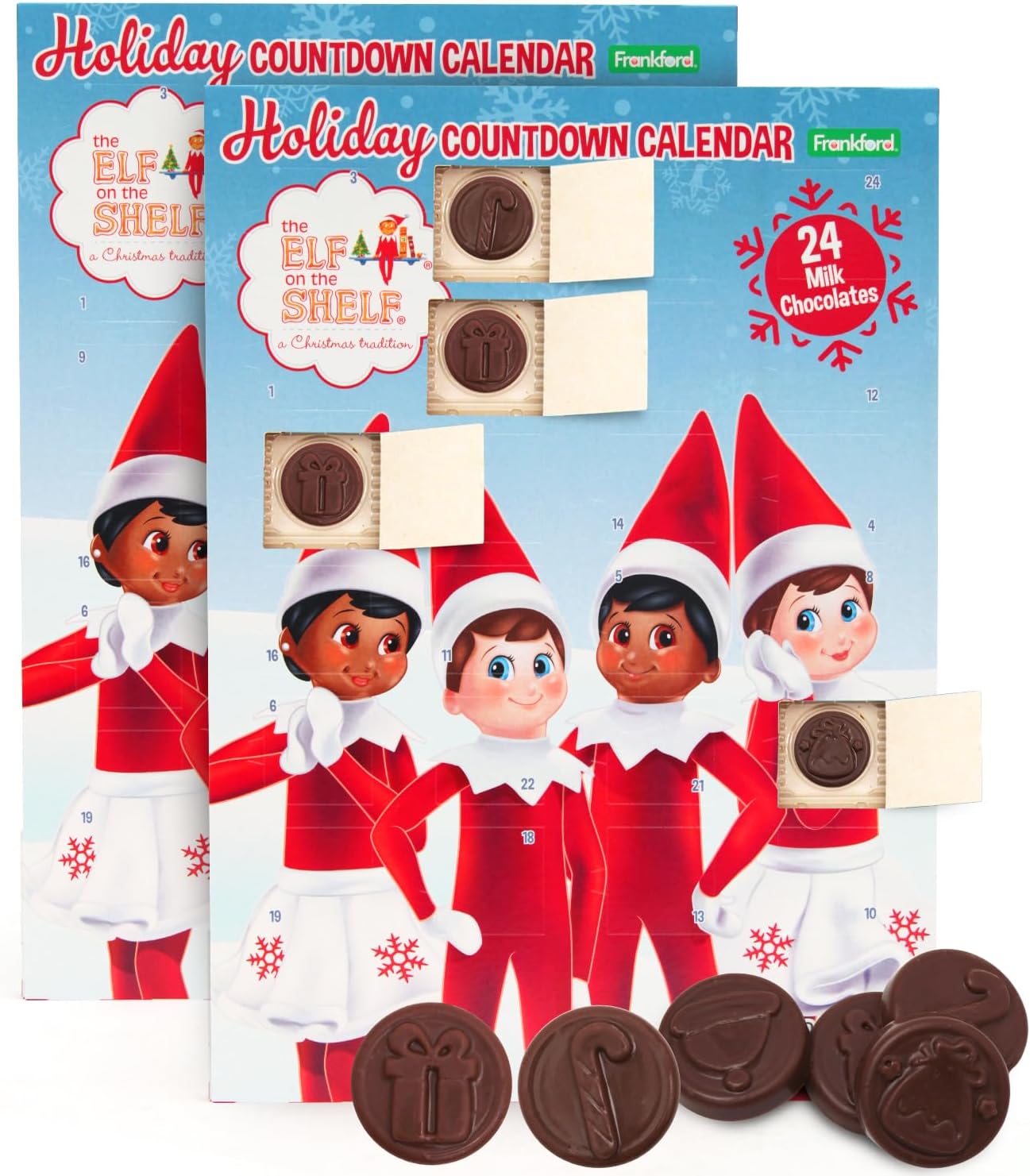 Amazon.com: Chocolate Advent Calendar 2024, 24 Delicious Milk Chocolate ...