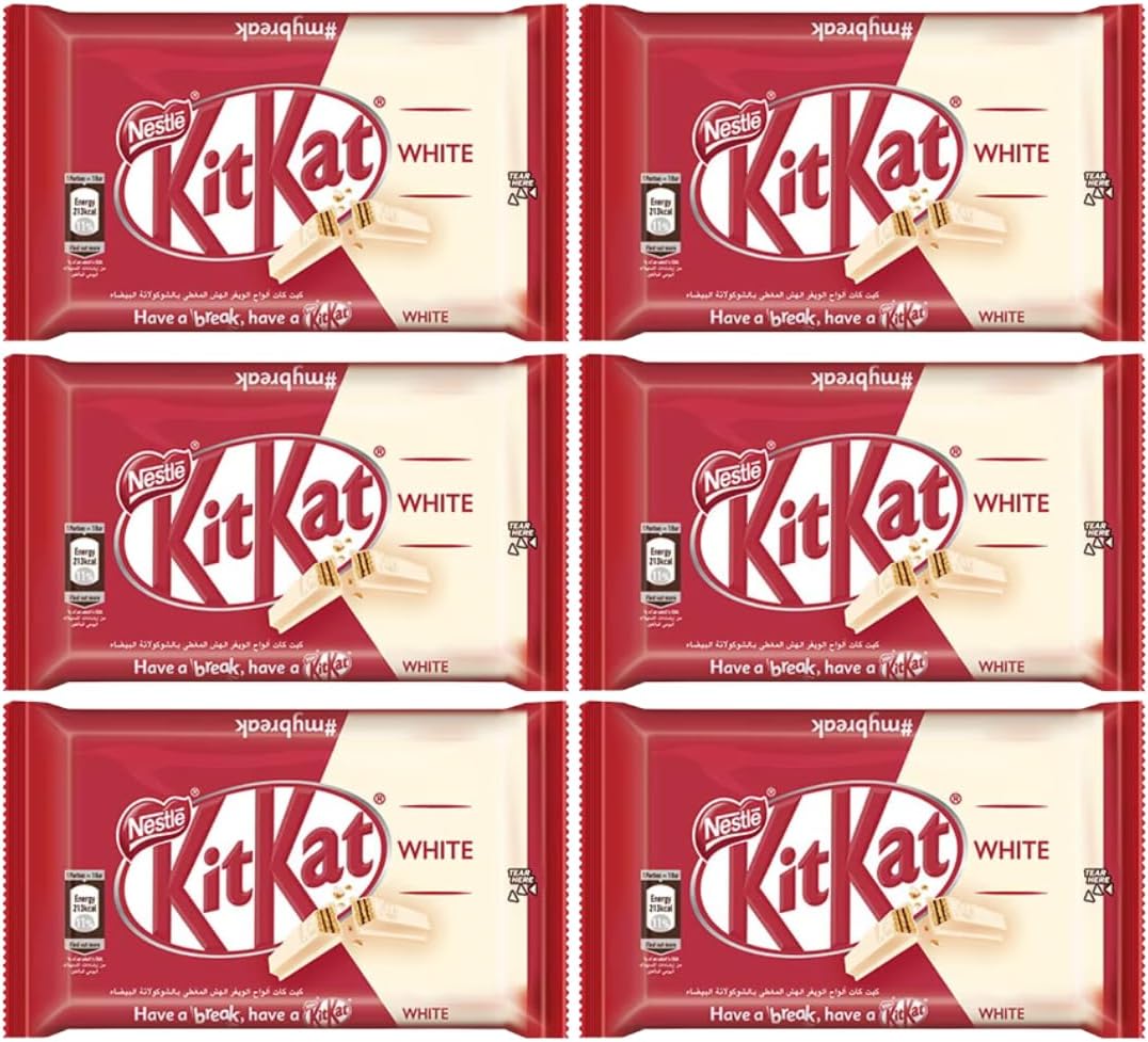 White Chocolate Bundle With Kit Kat 4 Finger White Chocolate Bar 41.5g ...