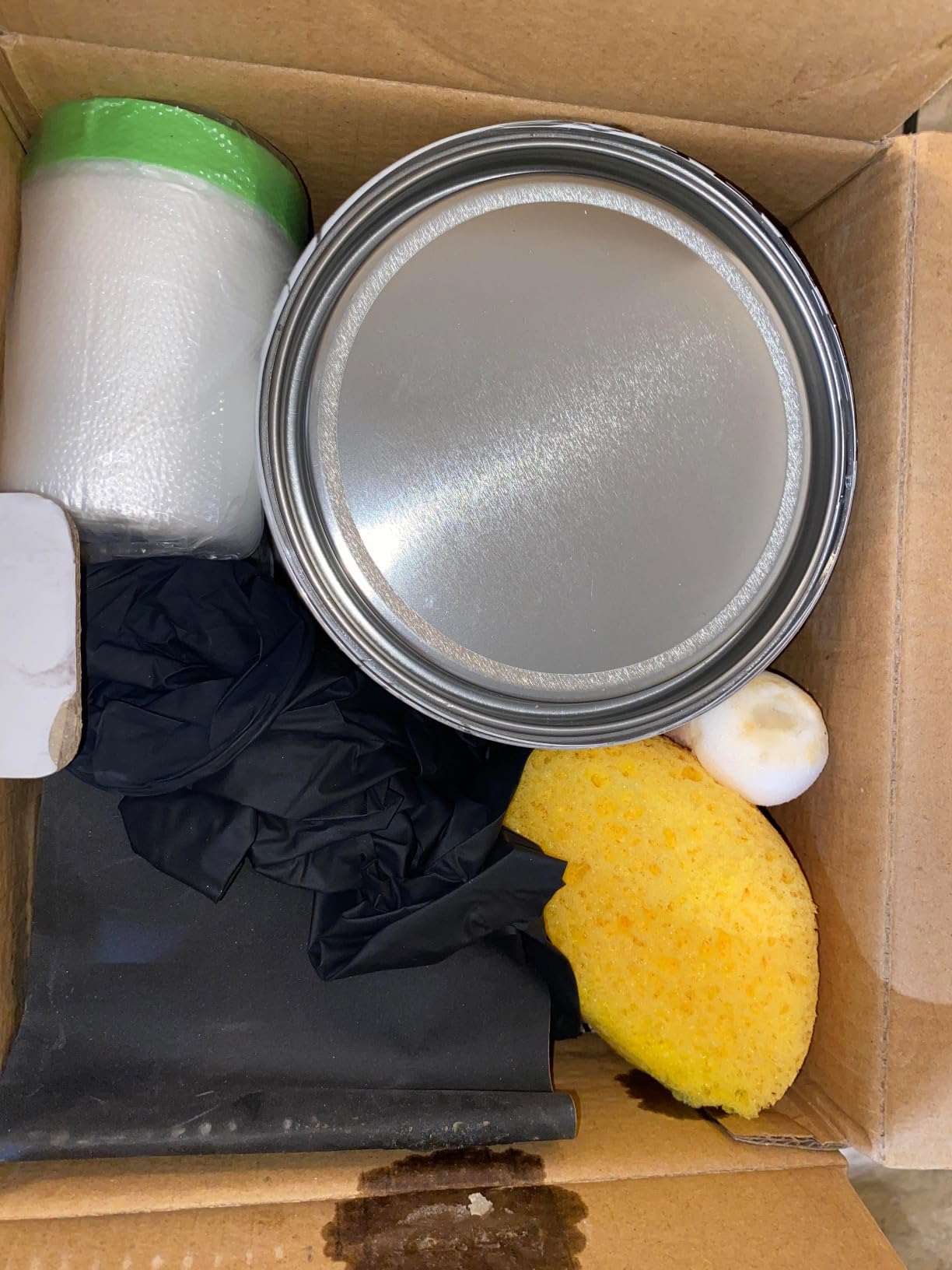 Smalltongue Countertop Paint Kit, White Marble Epoxy Countertop Paint ...