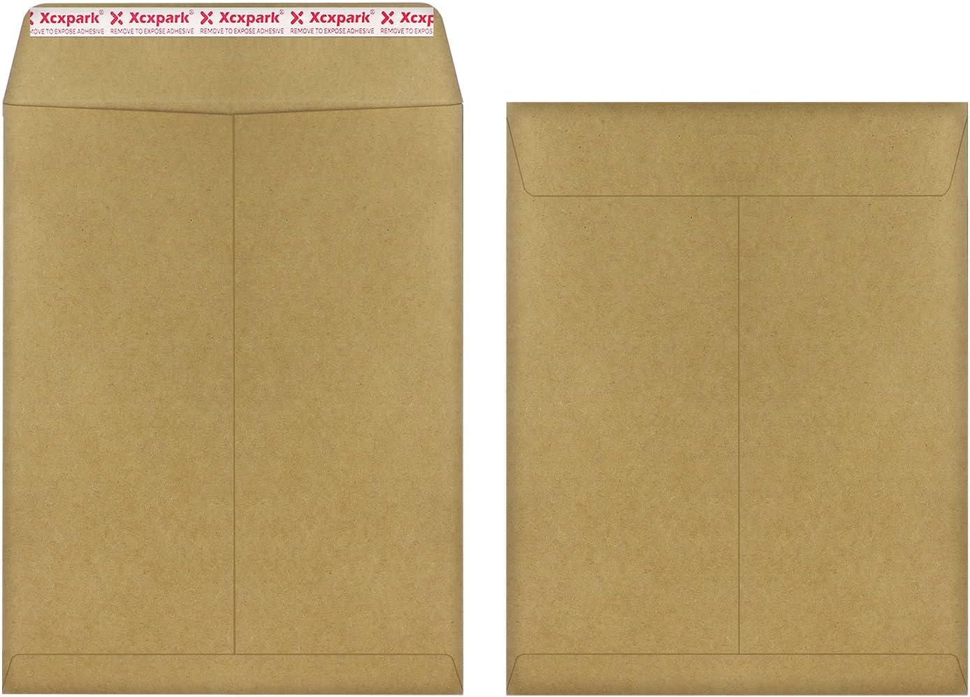 Amazon.com : LUXPaper 9 x 12 Open End Envelopes | Brown Kraft | 24lb ...