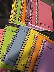 Amazon.com : Mead Small Notebook, 12 Pack of Small Spiral Notebook, 3x5 ...