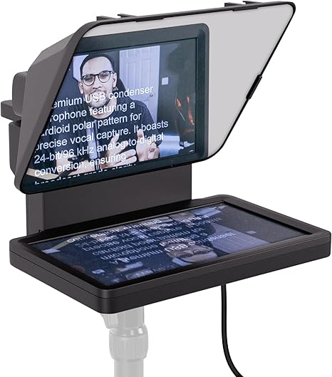 Elgato Prompter – Teleprompter with Built-in Screen for YouTube, Twitch ...