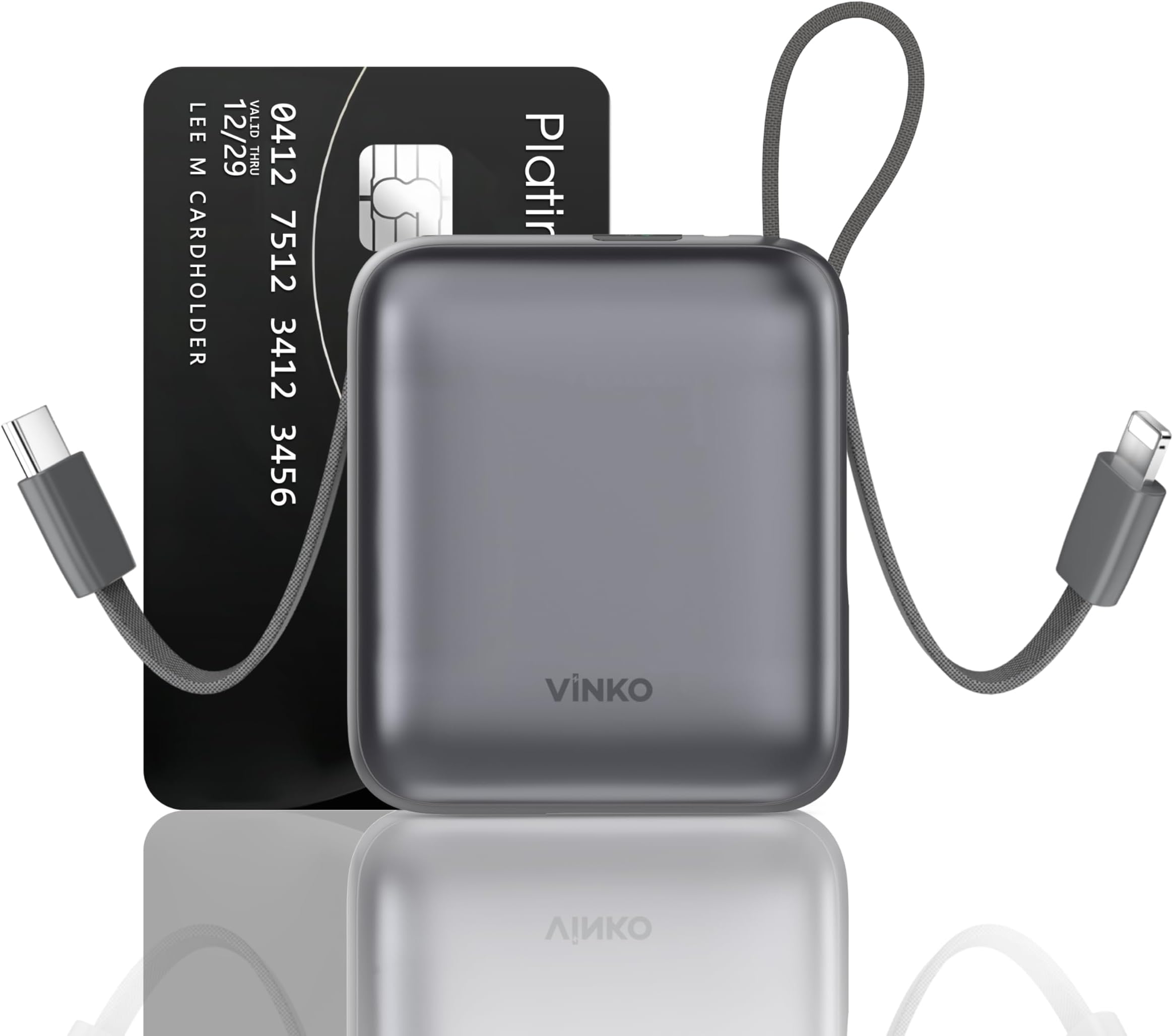 Amazon.com: VINKO Small Portable Charger, 22.5W Fast Charging Mini ...