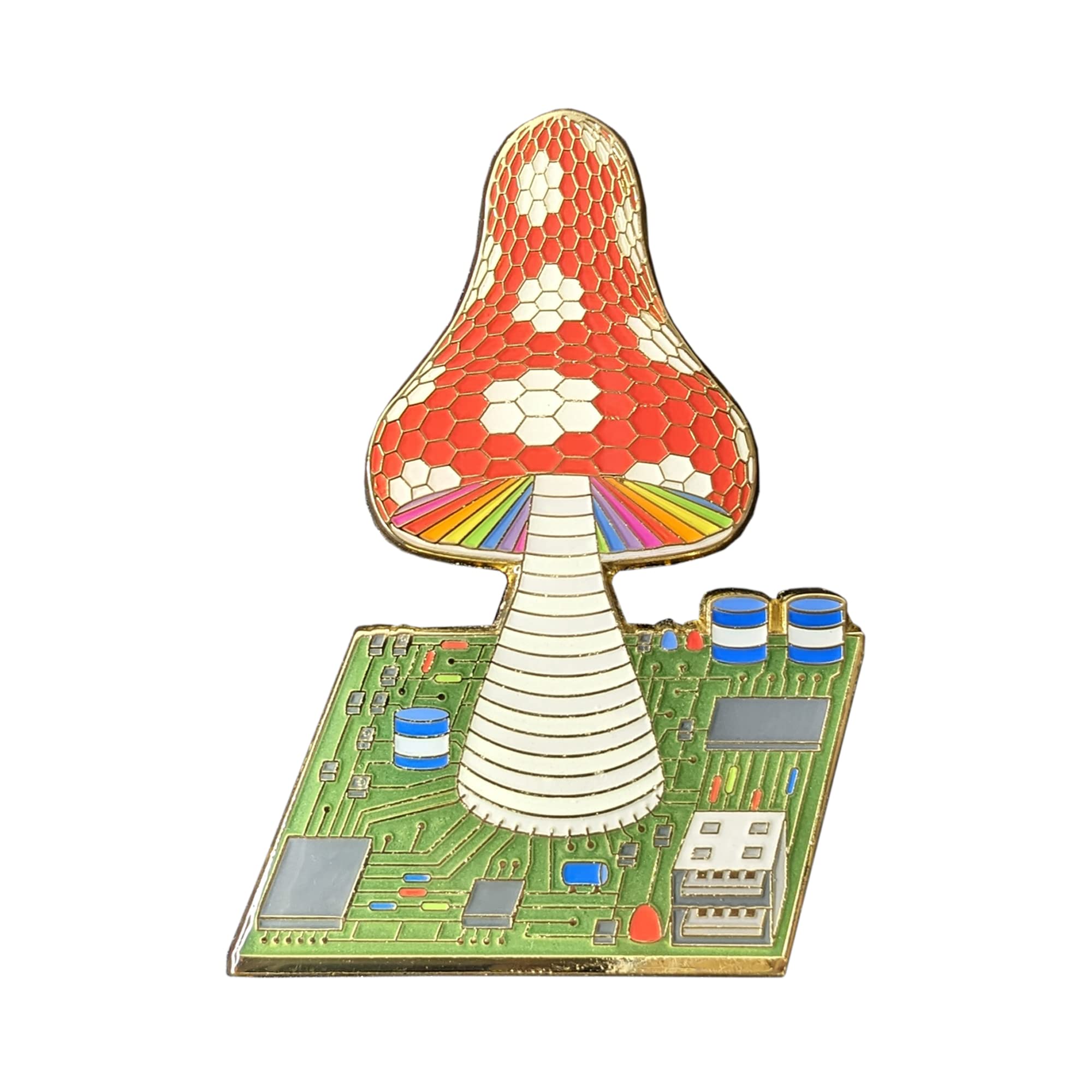 Amazon.com: USB Toadstool Enamel Pin - 3" Limited Edition Glow-In-The ...