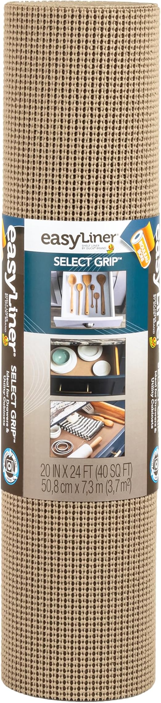 Amazon.com - Duck Brand Select Grip Easy Liner Shelf and Drawer Liner ...