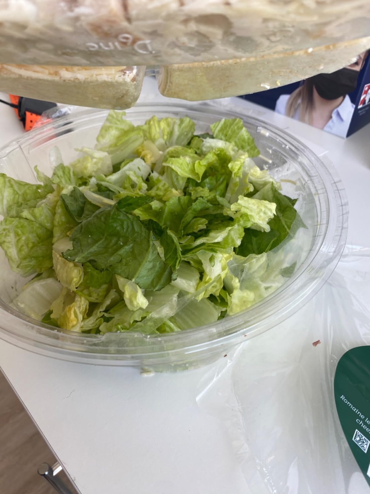 Amazon.com: Amazon Fresh Brand, Family Size Caesar Salad with Chicken ...