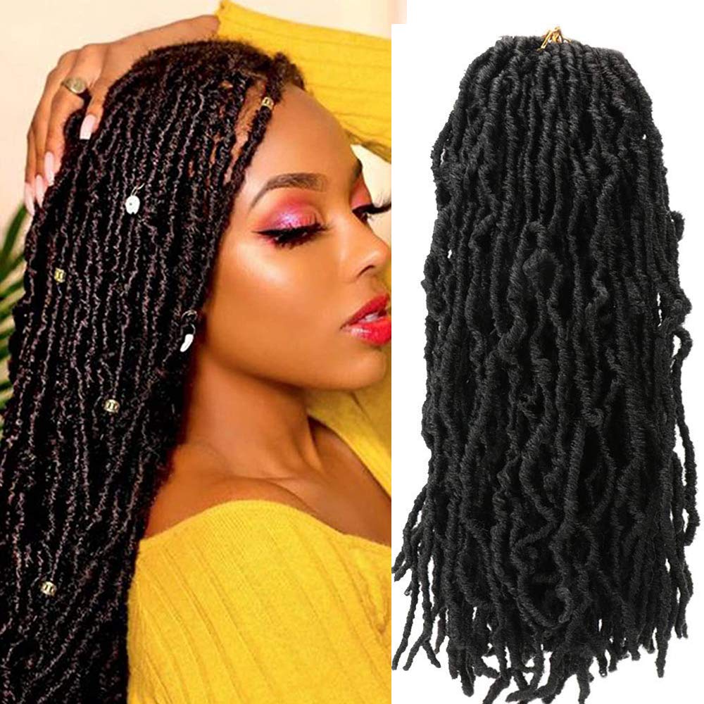 Faux Locs Crochet Hair Soft Locs 18 Inch Faux Locs | Desertcart EGYPT