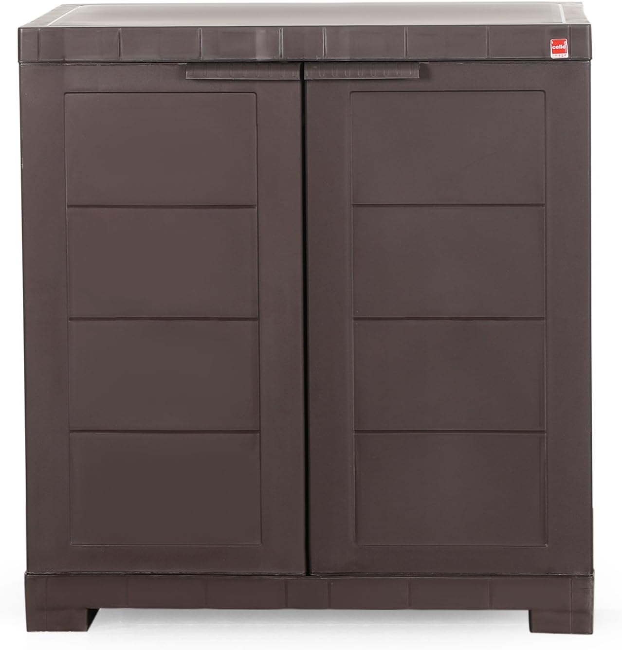 Cello Novelty Plastic Triplex 6 Door Cupboard - Ice Brown Novelty ...
