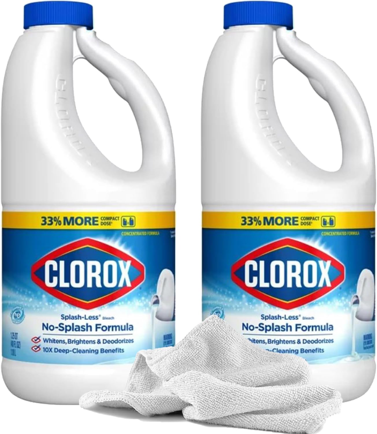 Amazon.com: Clorox Disinfecting Bleach, Concentrated Formula, Regular ...
