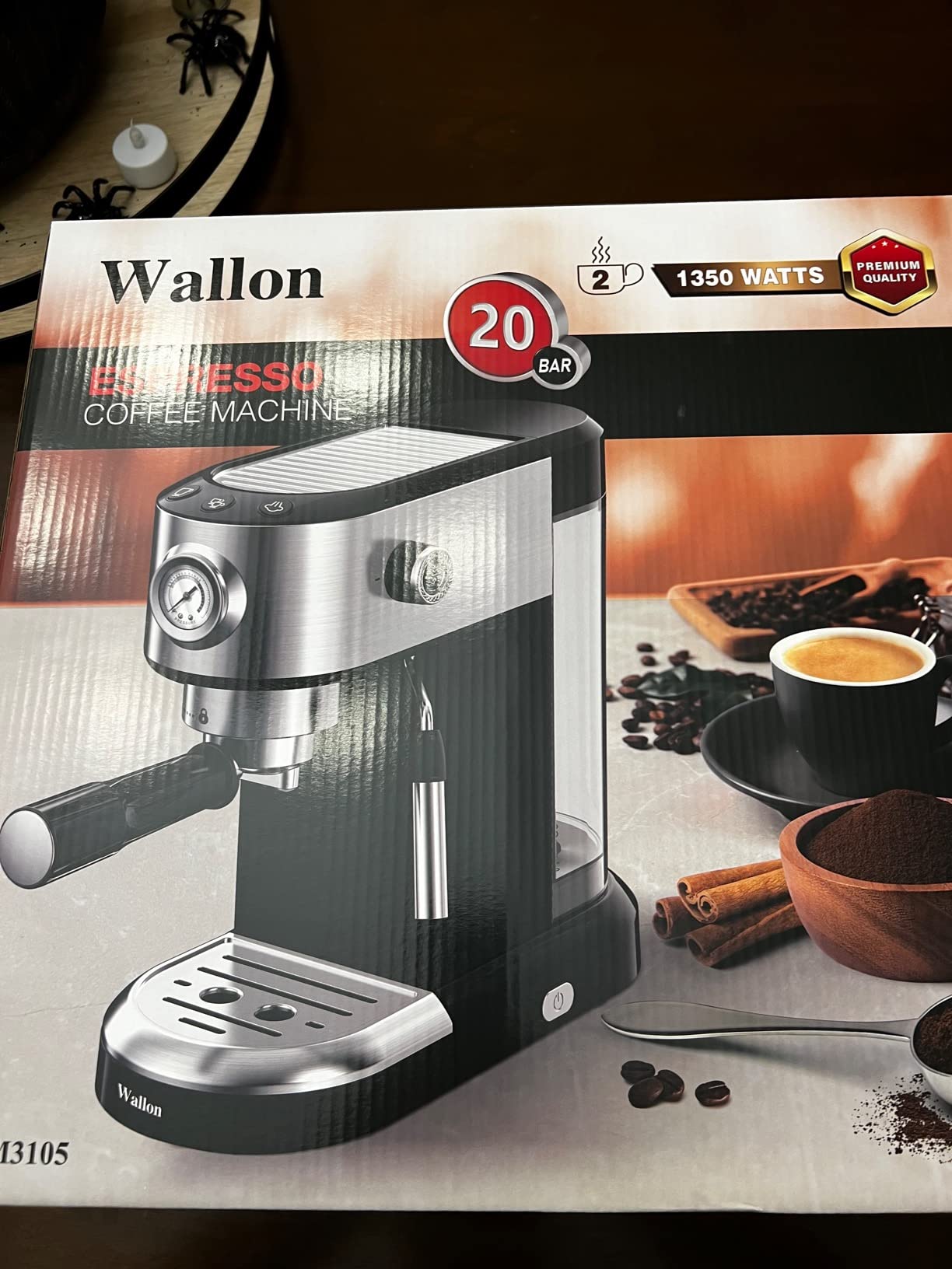 $33/mo - Finance Wallon 20 Bar Espresso Machine with milk frother ...