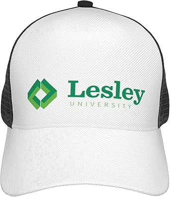 Lesley University Logo Curved Brim Mesh Baseball Cap Casual Sun Hat for ...