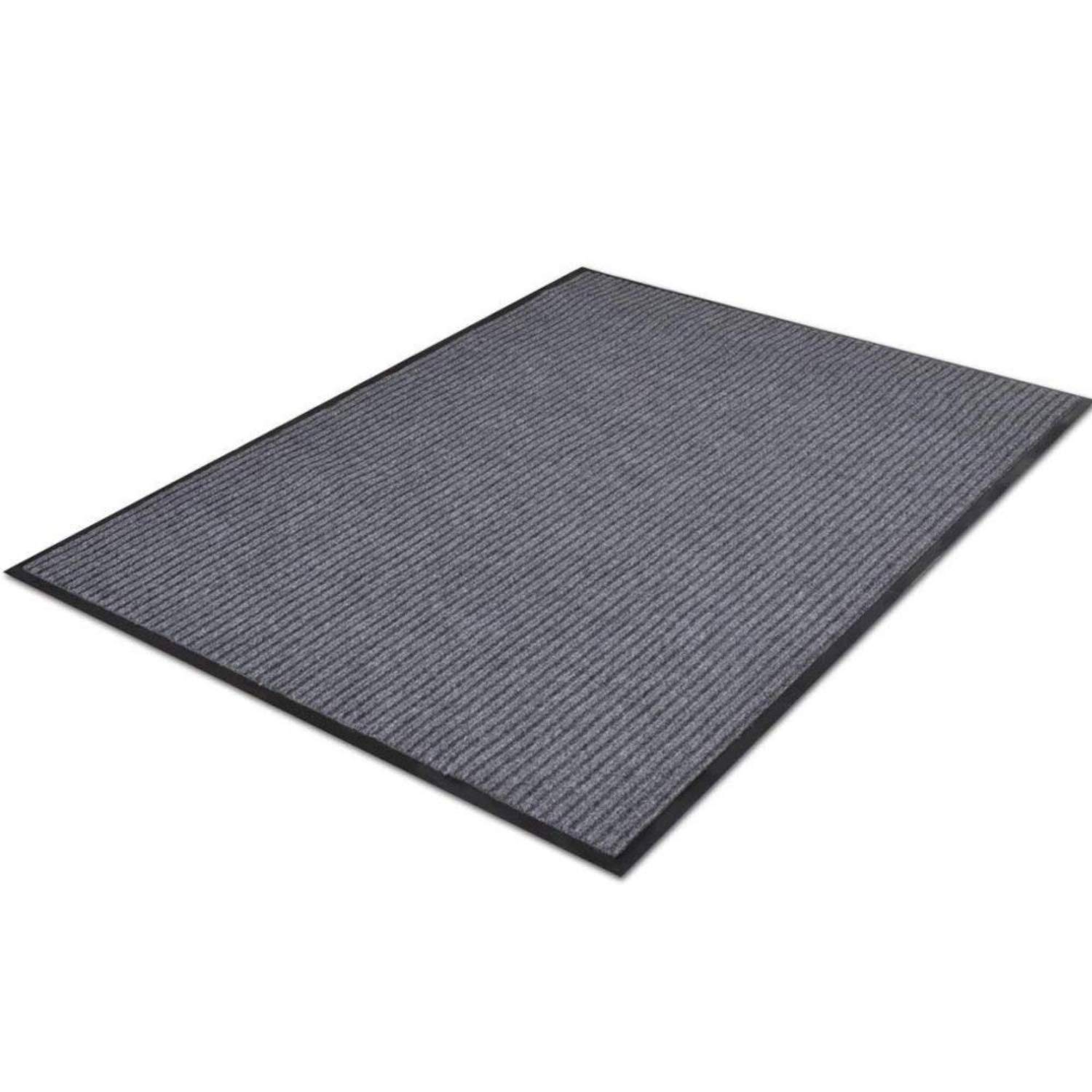 Ribbed Rubber Mat Indoor-Outdoor Dust Proof Non-Slip Polypropylene Door ...