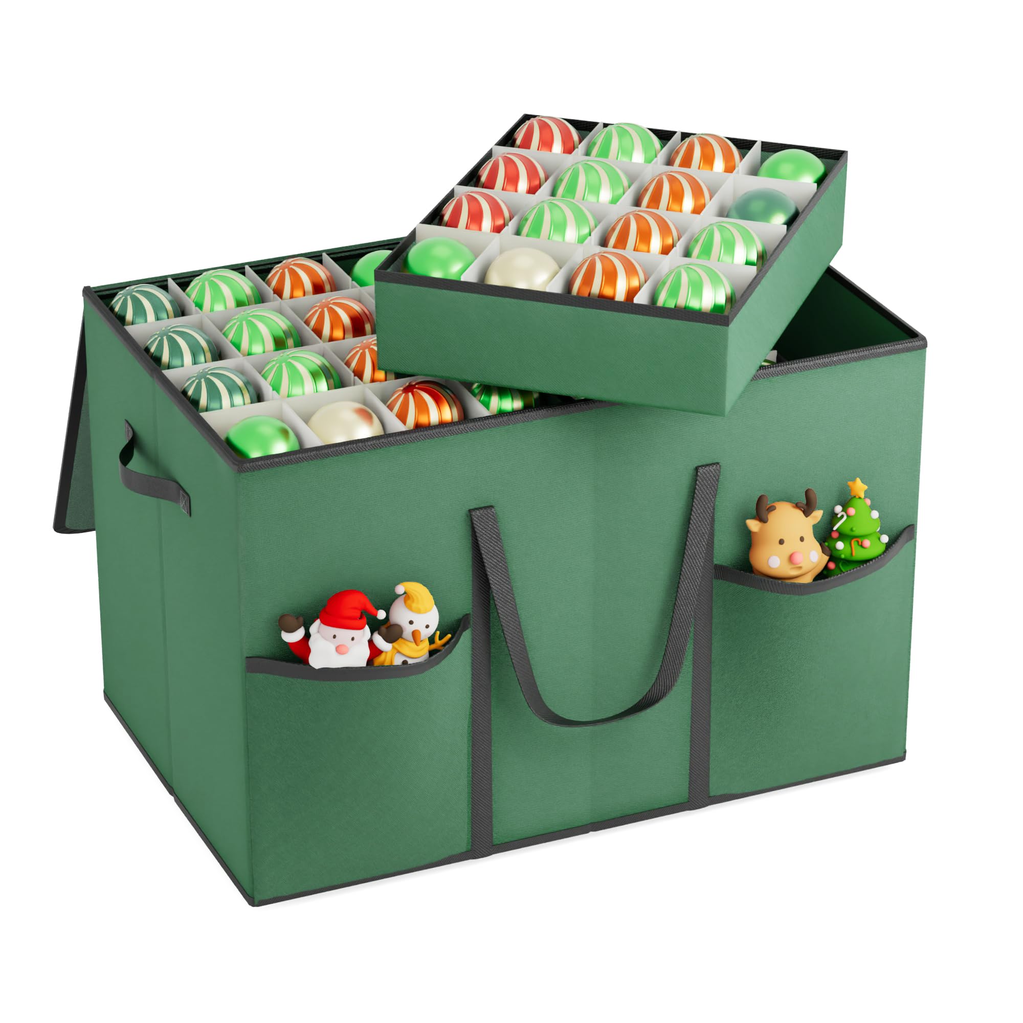 Amazon.com: Gatkitom Large 160 Count - 3" Christmas Ornament Storage ...