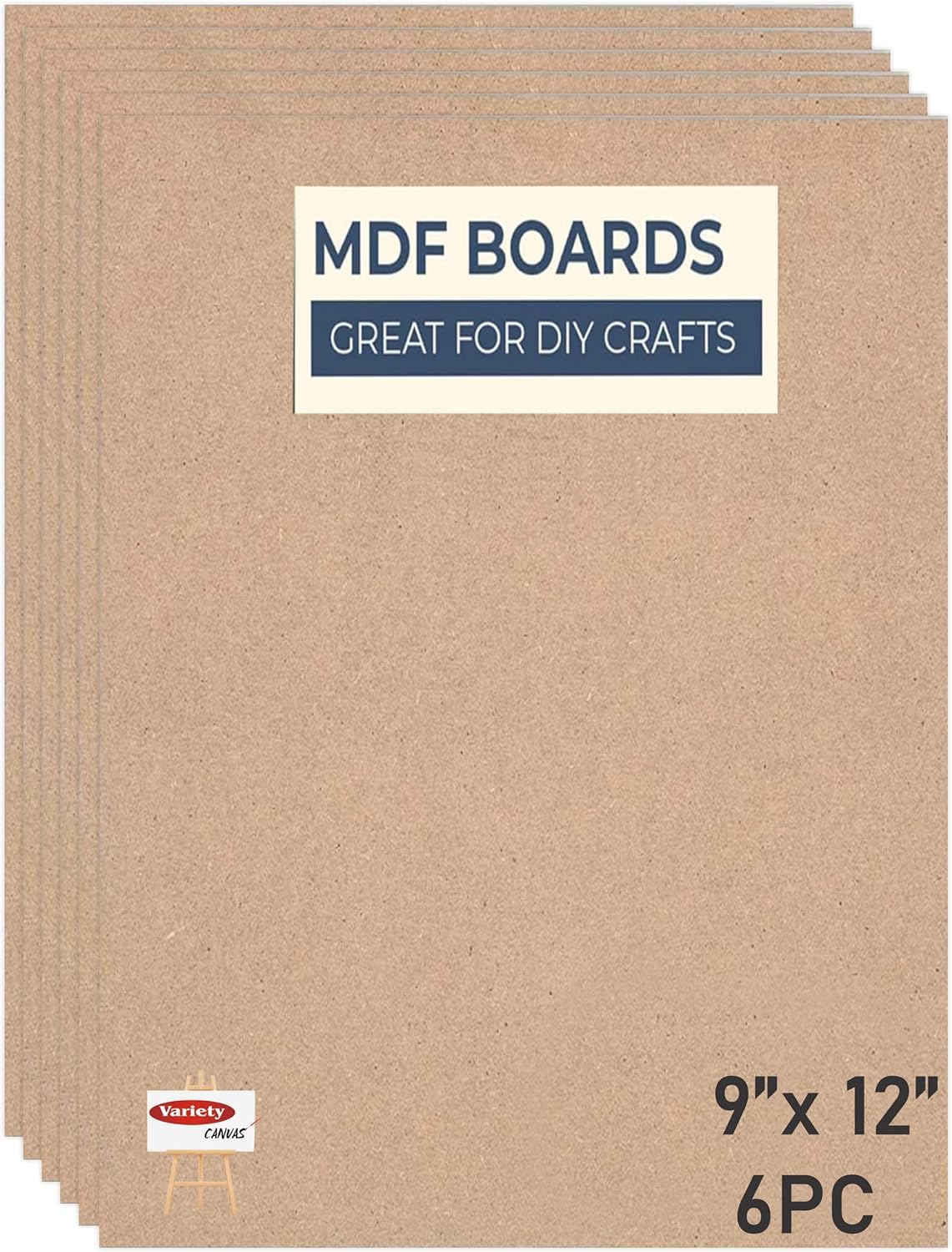 KIRA Store 6 Piece 2.5mm MDF Boards for Art and Craft, Wood MDF Sheets ...