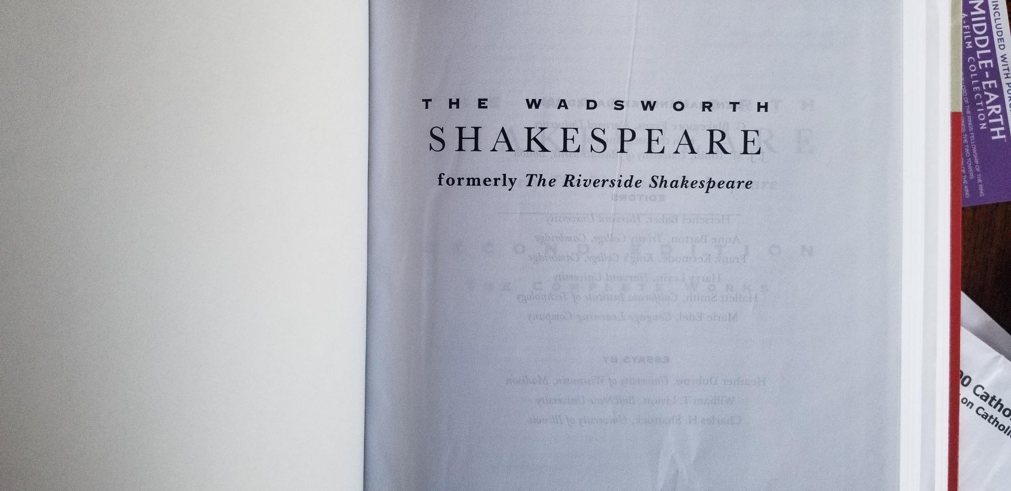 Amazon.com: The Riverside Shakespeare, 2nd Edition: 9780395754900 ...