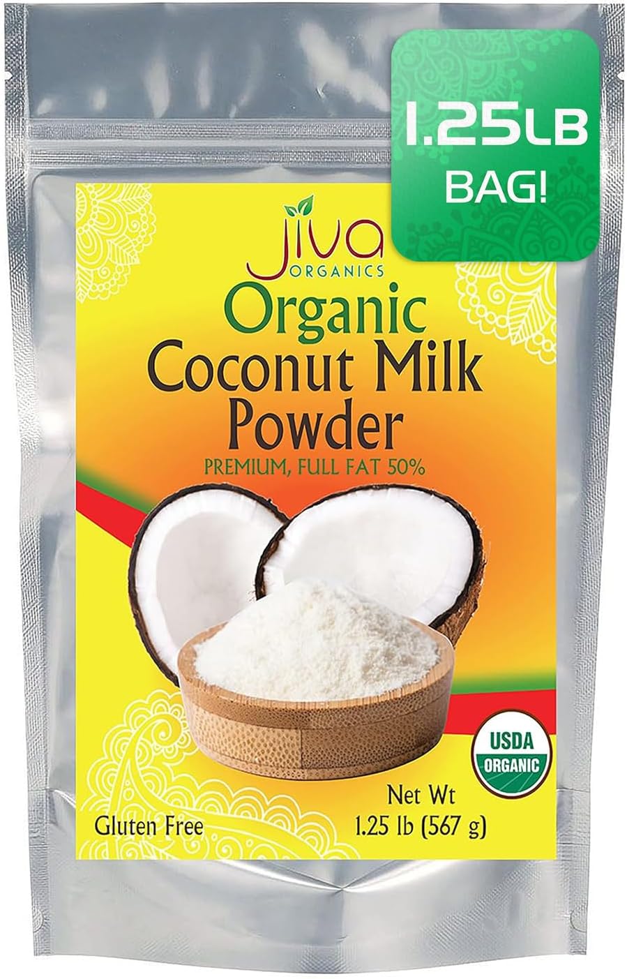 Amazon.com : Wildly Organic Coconut Milk Powder 16 Oz, 1 lb Bag ...