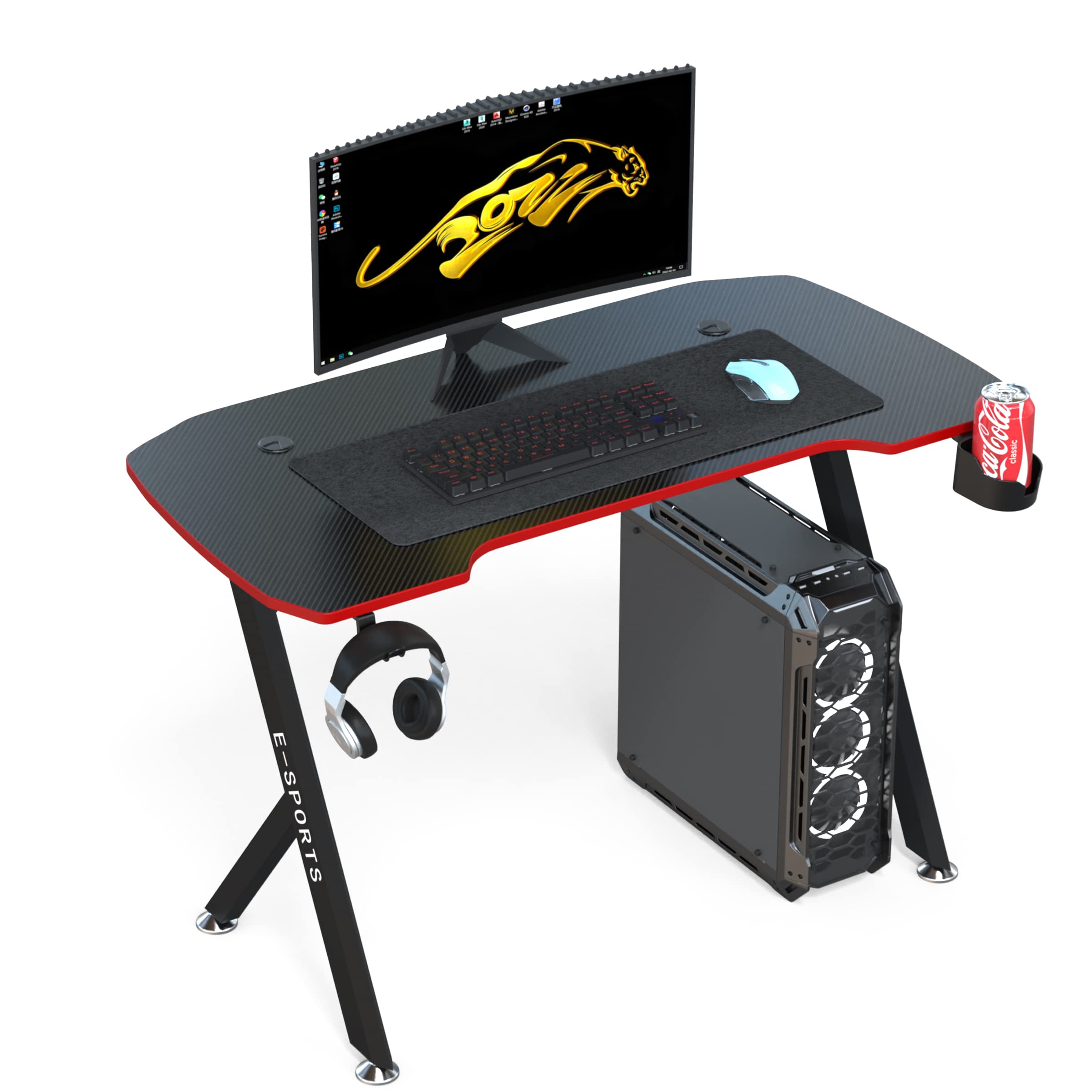 Chulovs Gaming Desk 47 2 Inch Z Shaped Computer Desk | Desertcart Sri Lanka