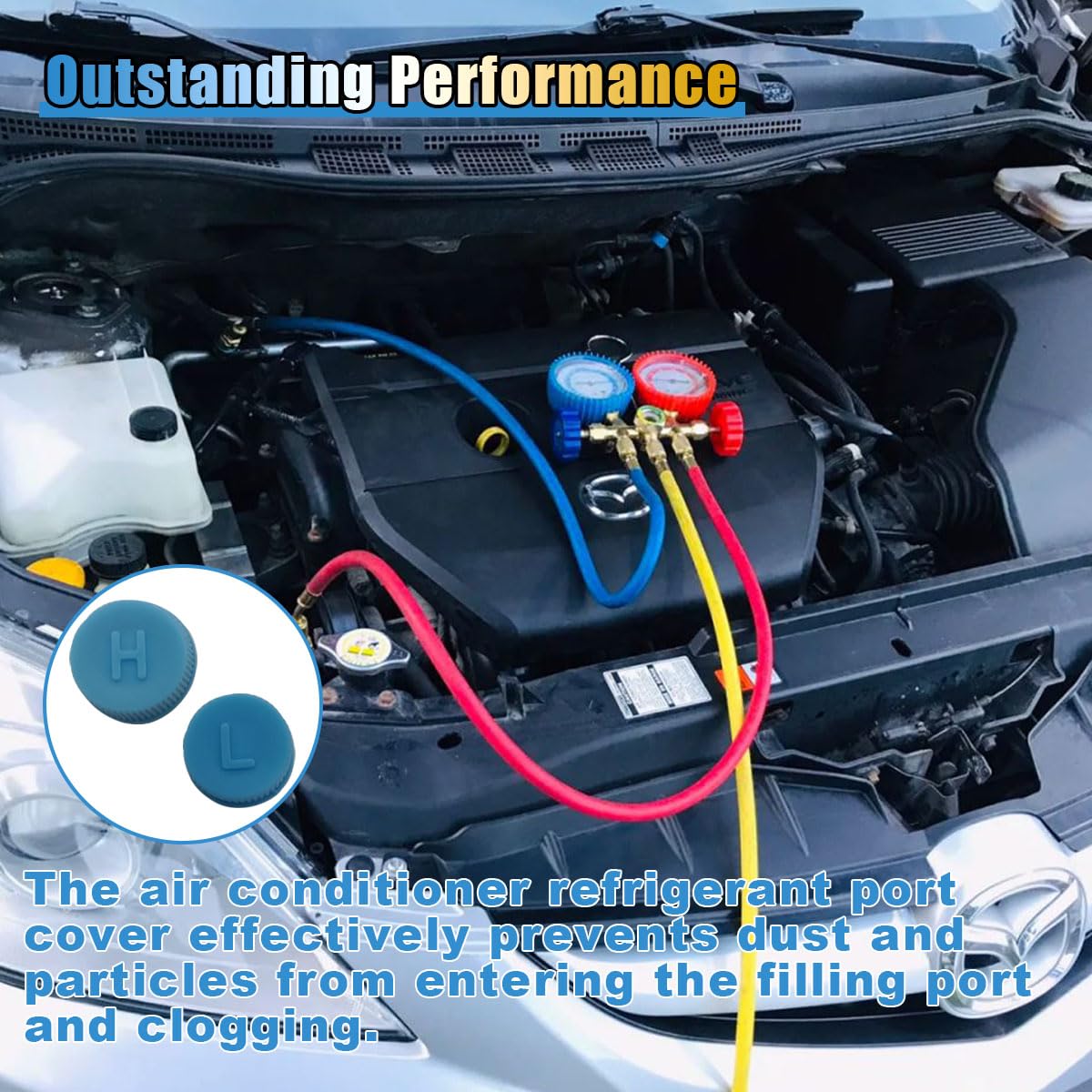 Car Air Conditioner Filling Ports