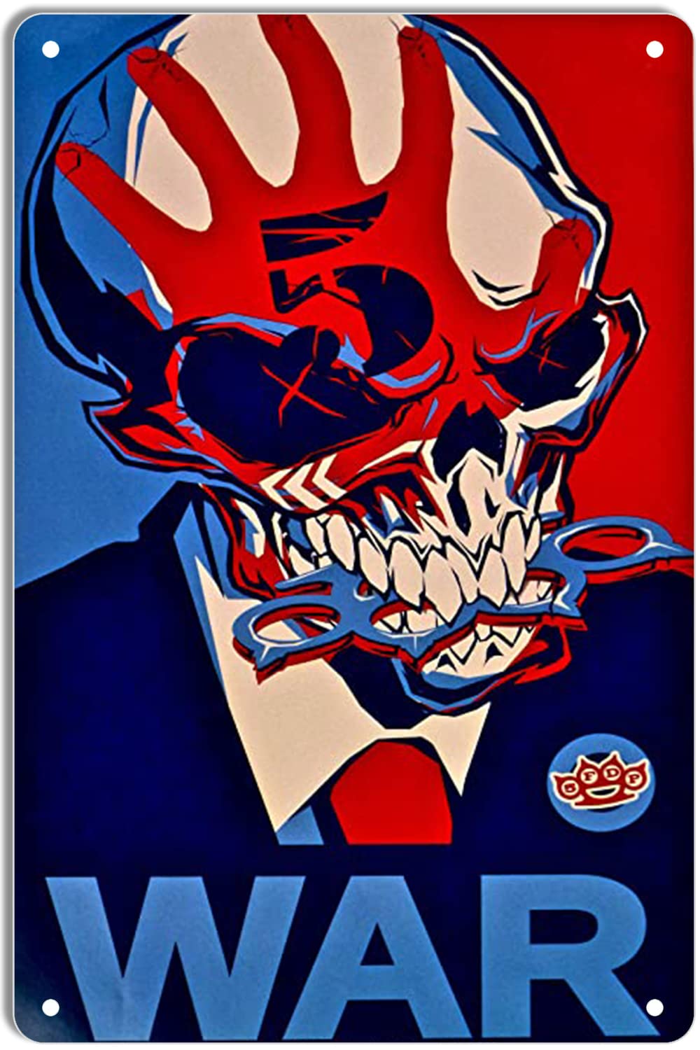 Amazon.com: STOOKI Retro Tin Sign,Five Finger Death Punch - 5FDP IM ...