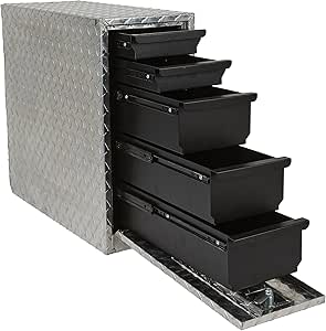 Amazon.com: Ironton 5-Drawer Sidebed Storage Truck Box, Aluminum, 20 ...