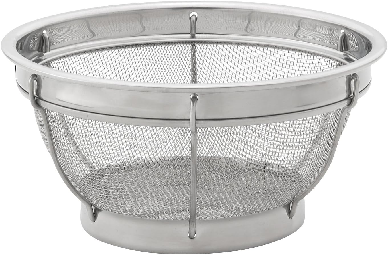 Amazon.com: HIC Kitchen Reinforced Mesh Colander, 18/8 Stainless Steel ...