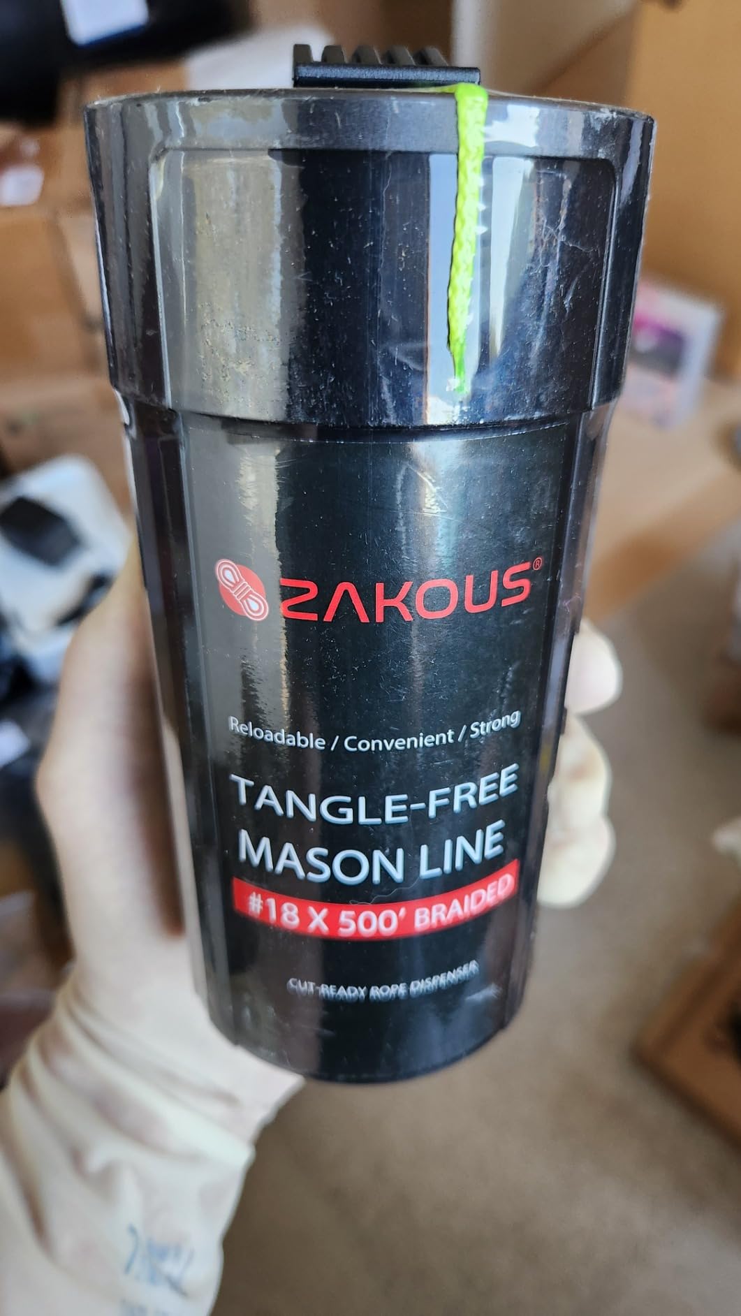 Amazon.com: Zakous All-in-One Mason Line Dispenser & Cutter - 500ft ...