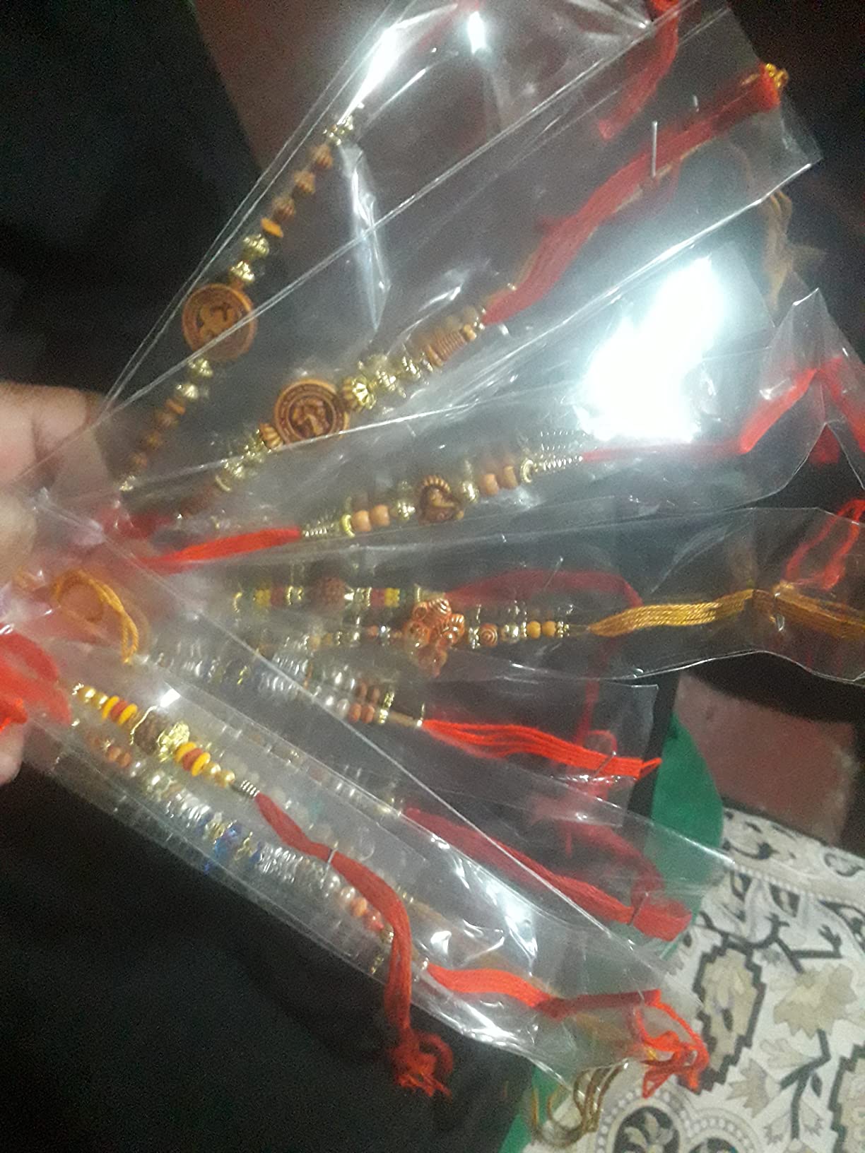 Buy RGUC Metal & Wooden Rakhi 12 Rakhi Set For Brother | Rakhi for men ...