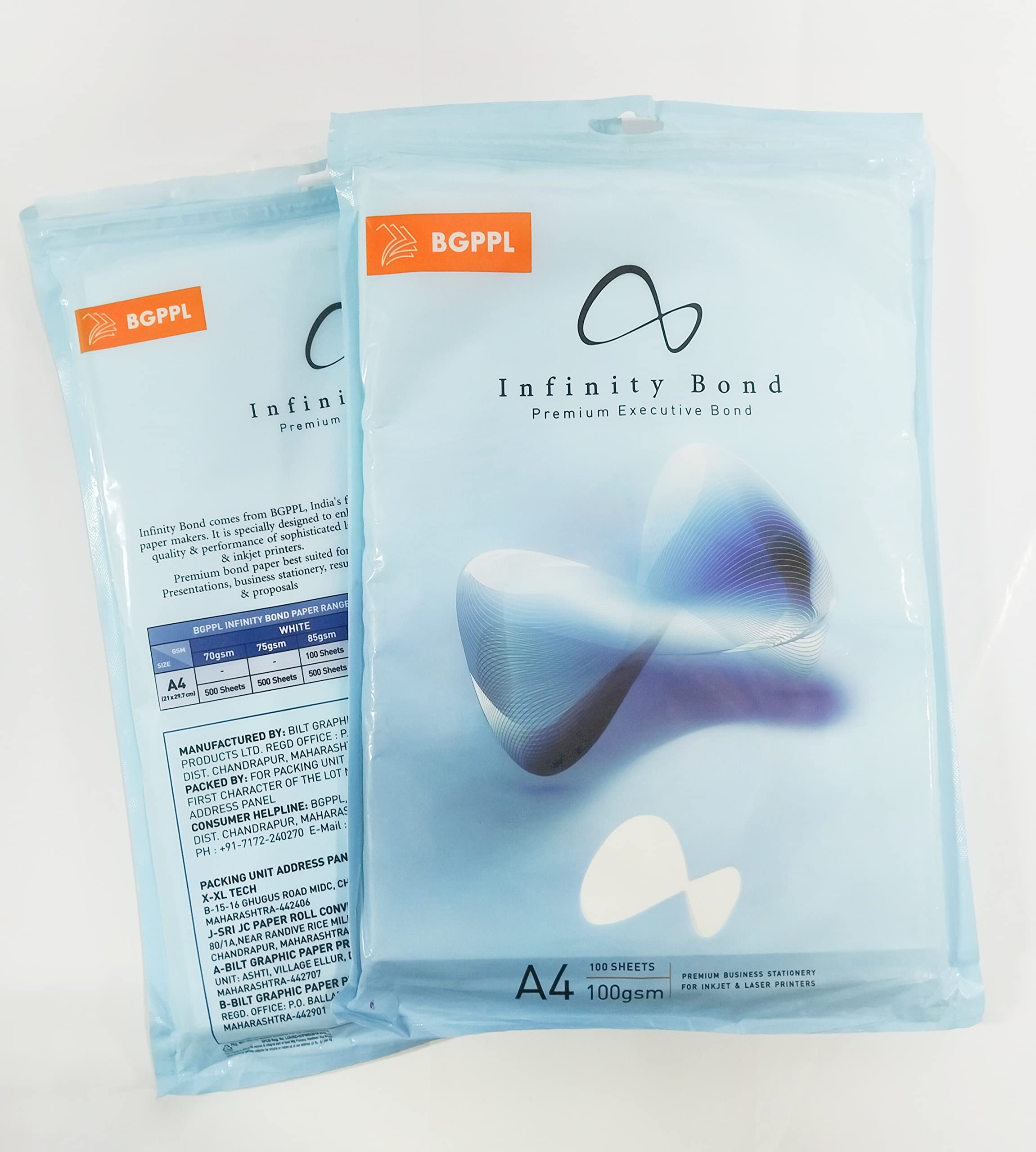 Buy Bilt BGPPL Infinity Premium Executive Bond Paper White Plain - A4 ...