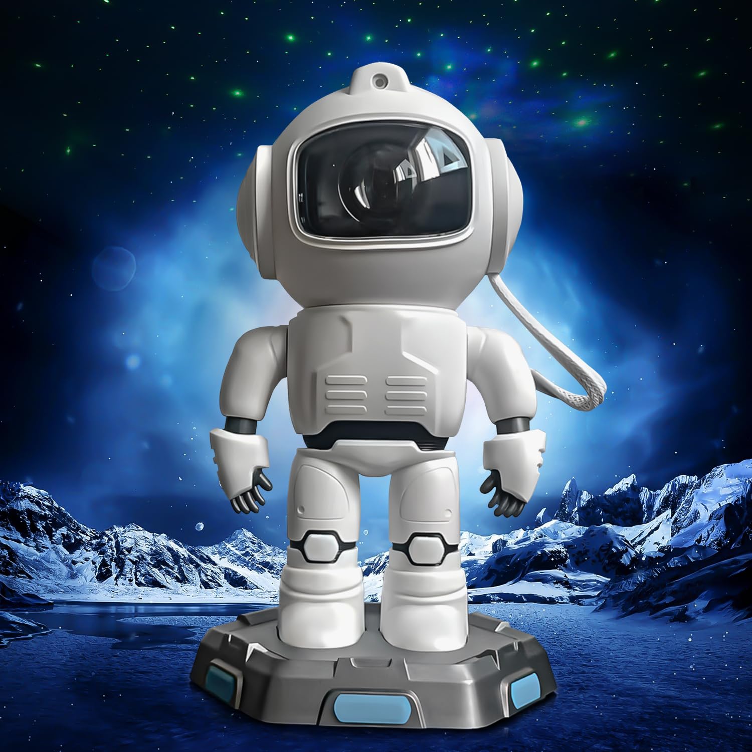 Astronaut Star Projector, Galaxy Nebula Night Light with Timer and ...