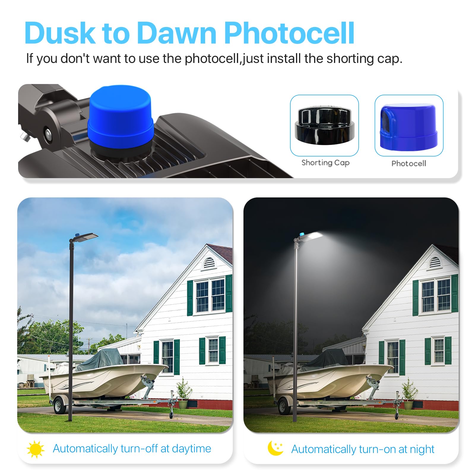 Snapklik.com : HYPERLITE LED Parking Lot Lights 150W UL Certified IP65 ...