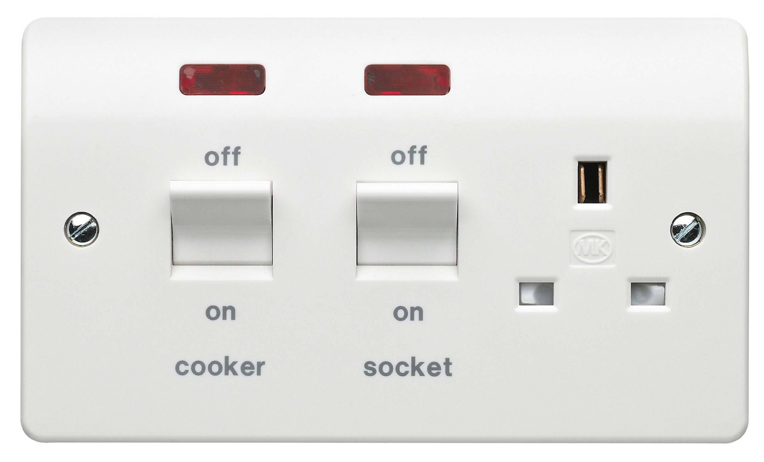 Mk K5061WHI 45A Cook Control Unit/Neon : Amazon.co.uk: DIY & Tools