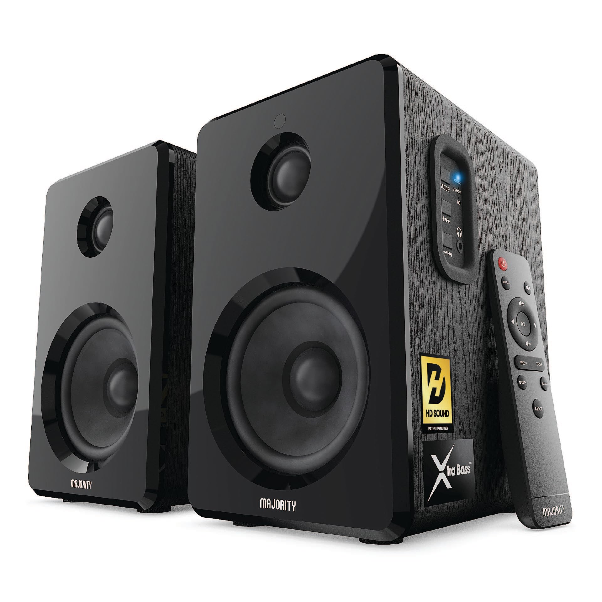 Buy MAJORITY D40 | Active Bluetooth Bookshelf Speakers | Amplified HiFi ...