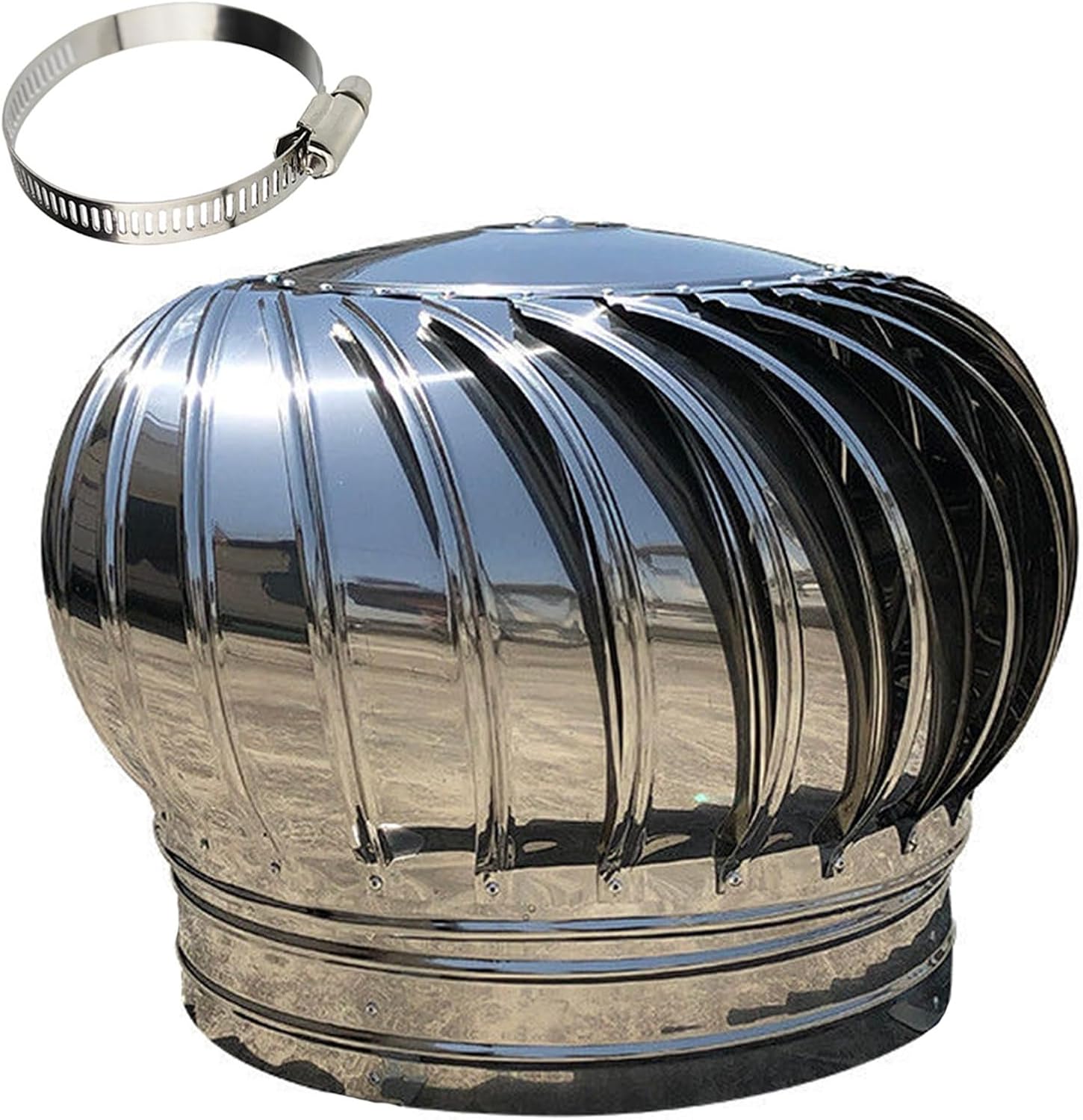 Amazon.com: Dome Ventilator, Whirlybird Turbine, 304 Stainless ...