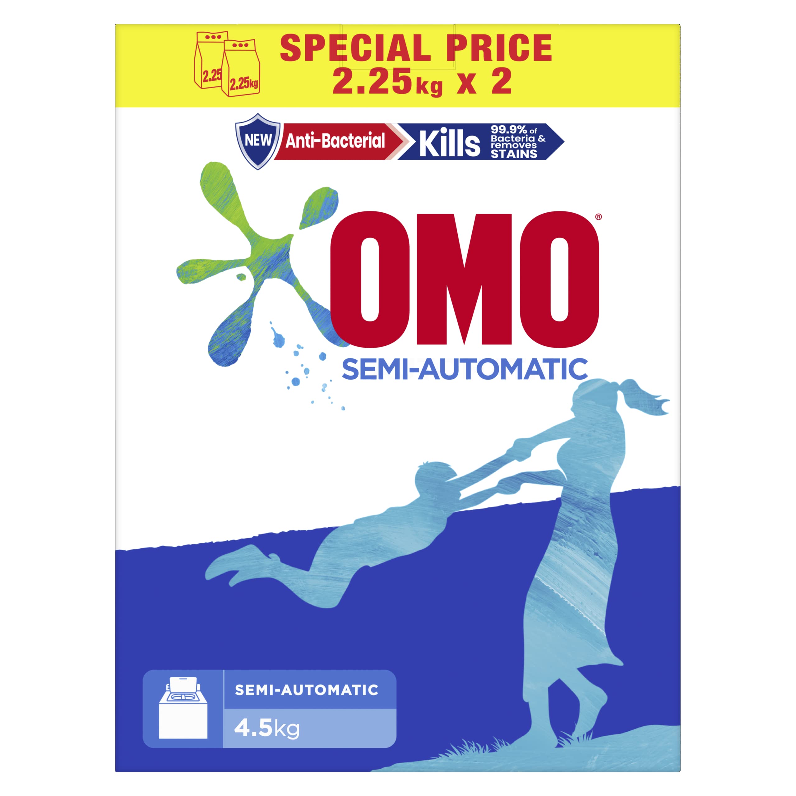 Omo Antibacterial Fabric Solution Wash, Laundry Detergent Active Powder ...