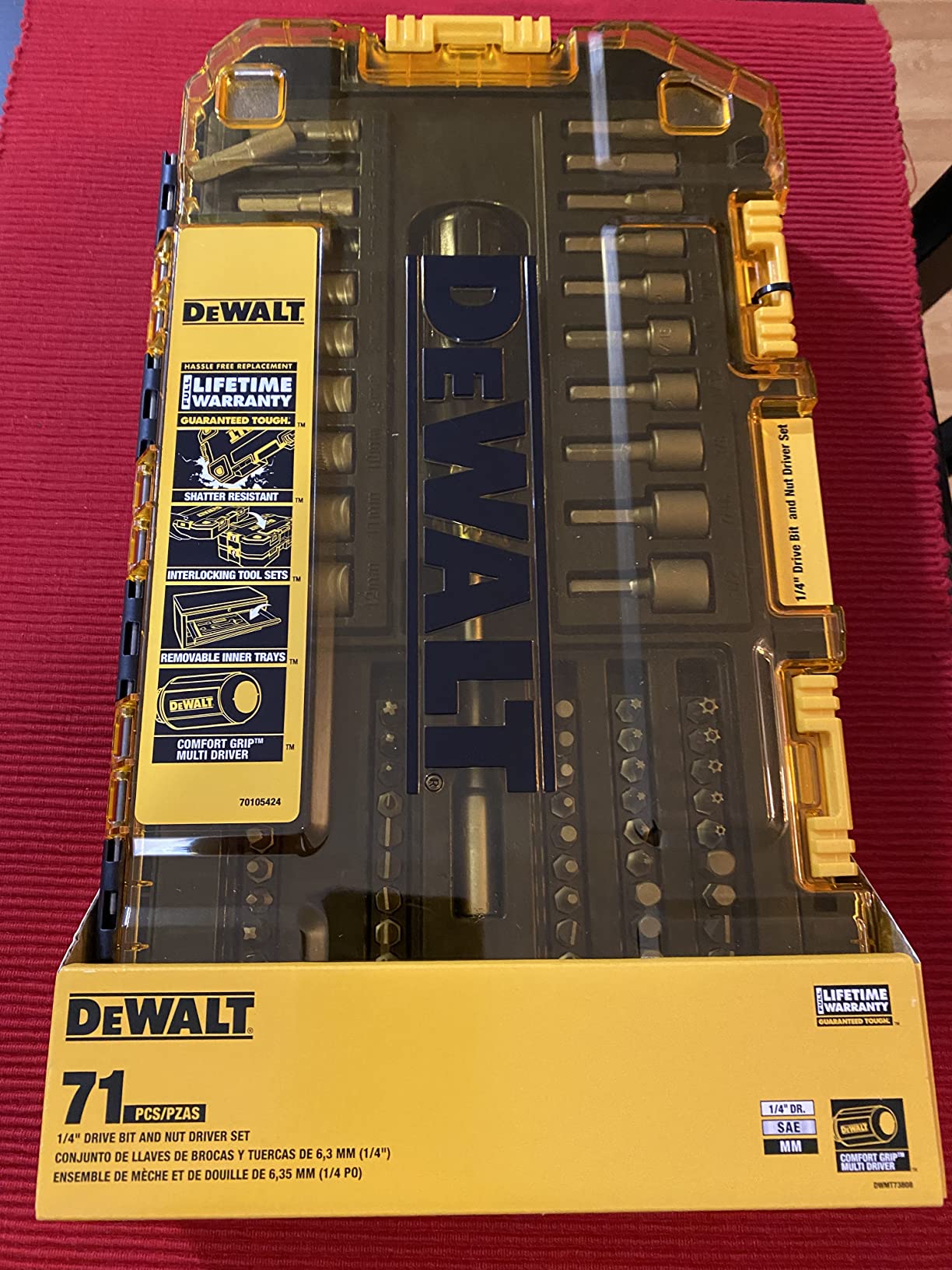 $9/mo - Finance DEWALT Socket Set, 1/4-Inch & 3/8-Inch Drive, SAE ...