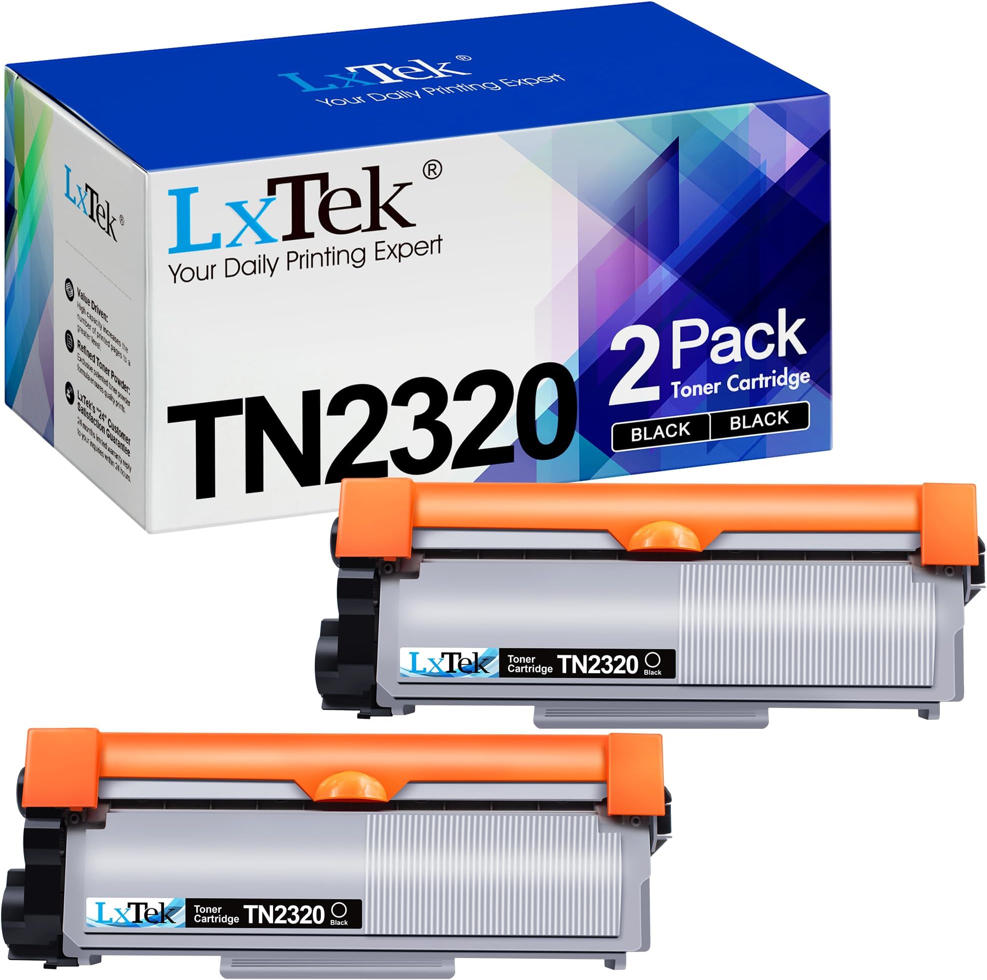 LxTek Compatible Toner Cartridge Replacement for Brother TN2320 TN2310 ...