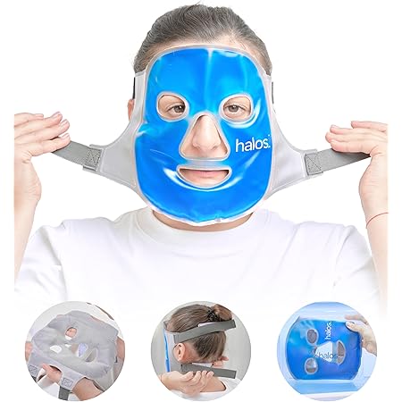 Amazon.com: Cold Face Eye Mask Ice Pack Reduce Face Puff,Dark Circles ...