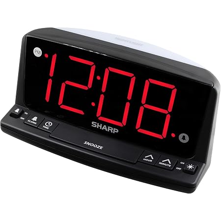 Amazon.com: RCA Digital Alarm Clock - Large 1.4" LED Display with ...