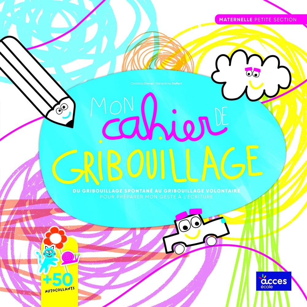 Amazon.fr - Mon cahier de gribouillage maternelle petite section: Du ...