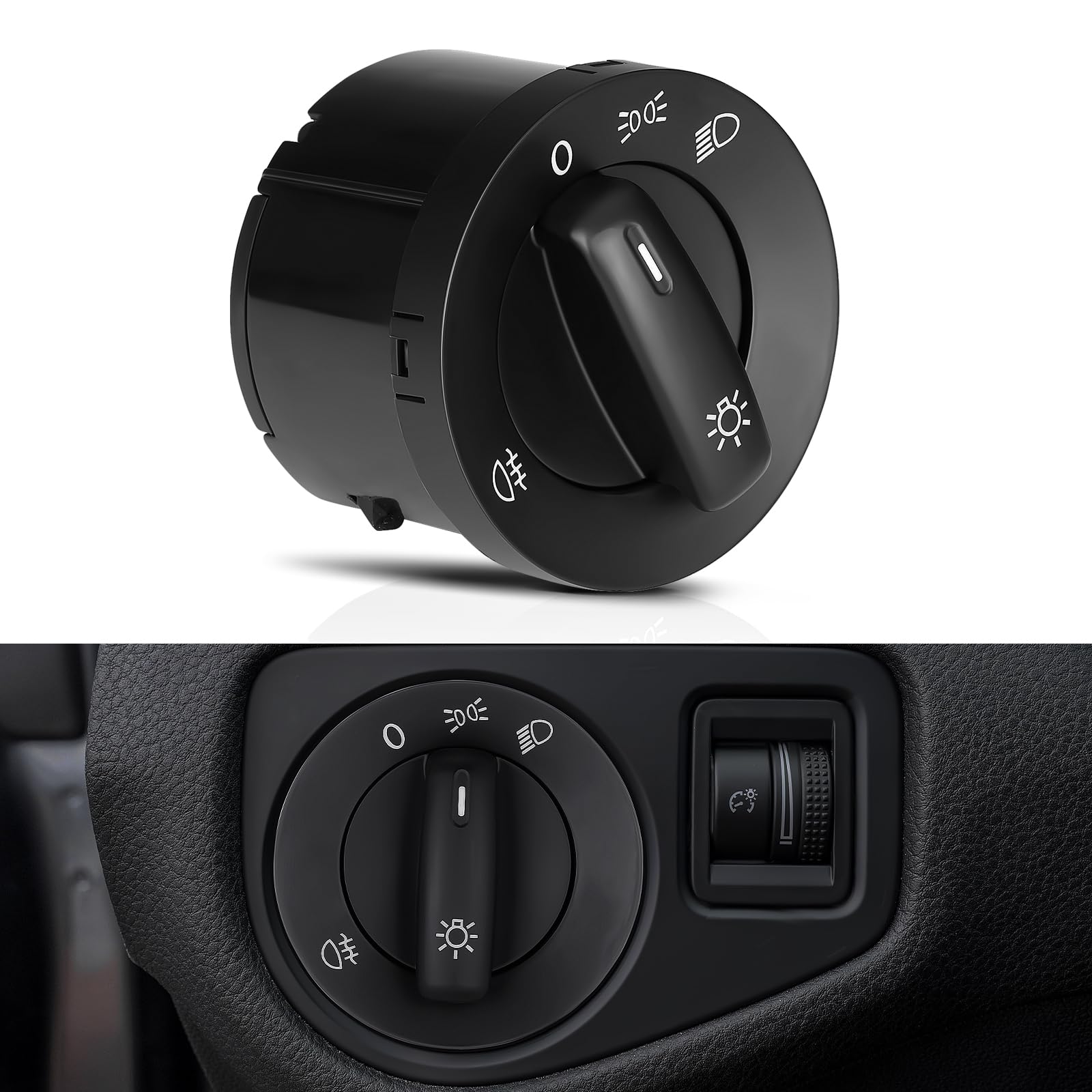 GEAREVER Lichtschalter Scheinwerfer 1K0941431B Nebelscheinwerfer ...