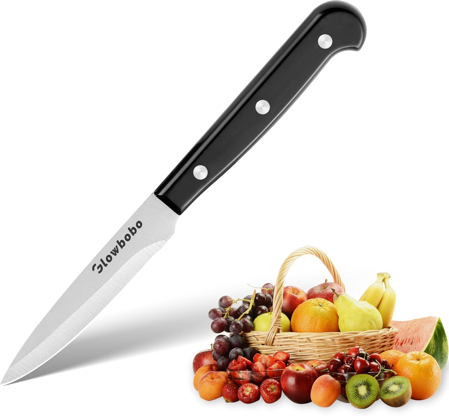 Amazon.com: Glowbobo 3.7 inch Small Kitchen Knife, Small Paring Knife ...