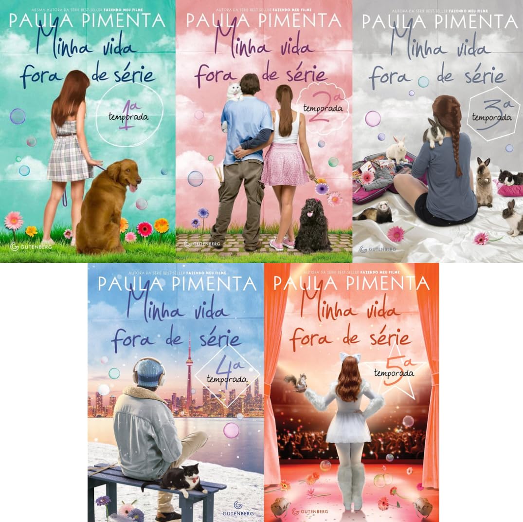 MINHA VIDA FORA DE SERIE KIT 5 VOLUMES : Paula Pimenta: Amazon.com.br: Livros