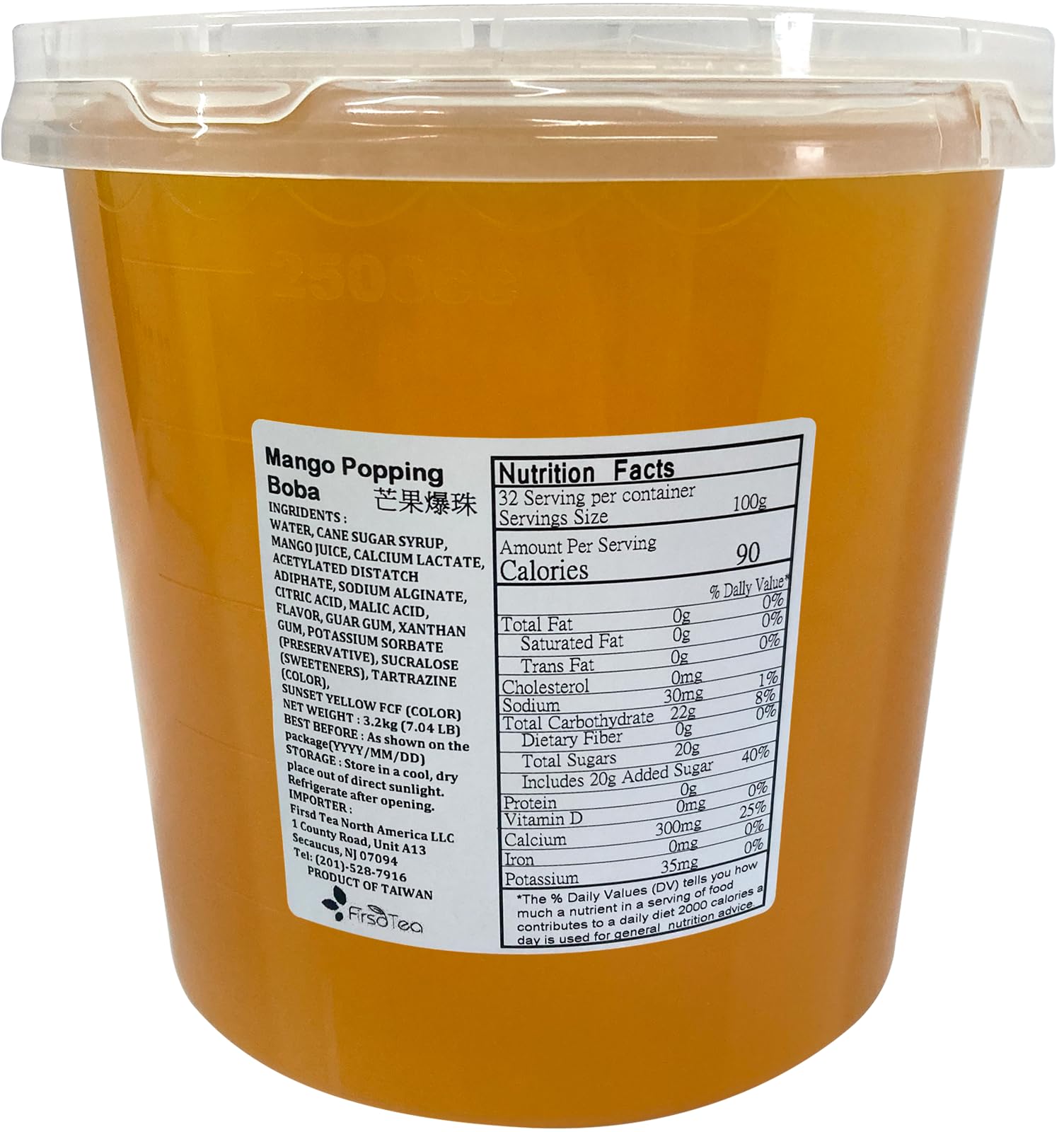 Snapklik.com : 52USA Mango Popping Boba Pearls For Bubble Tea ...