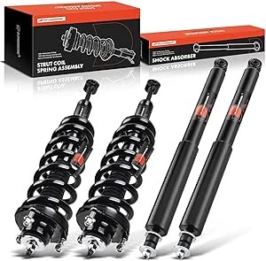 Amazon.com: A-Premium Set (4) Front and Rear Complete Shock Absorber ...