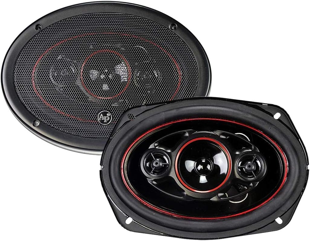 Amazon.com: Audiopipe CSL6924R Speaker 6x9 4-Way [Pair] 500 Watt ...