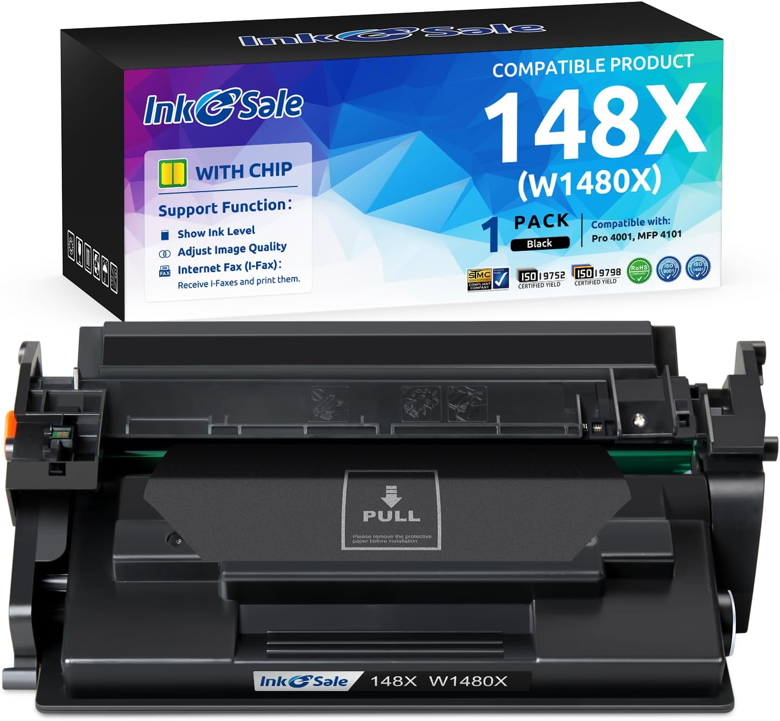 Amazon.com: INK E-SALE 148X W1480X High Yield (with Chip) Compatible ...