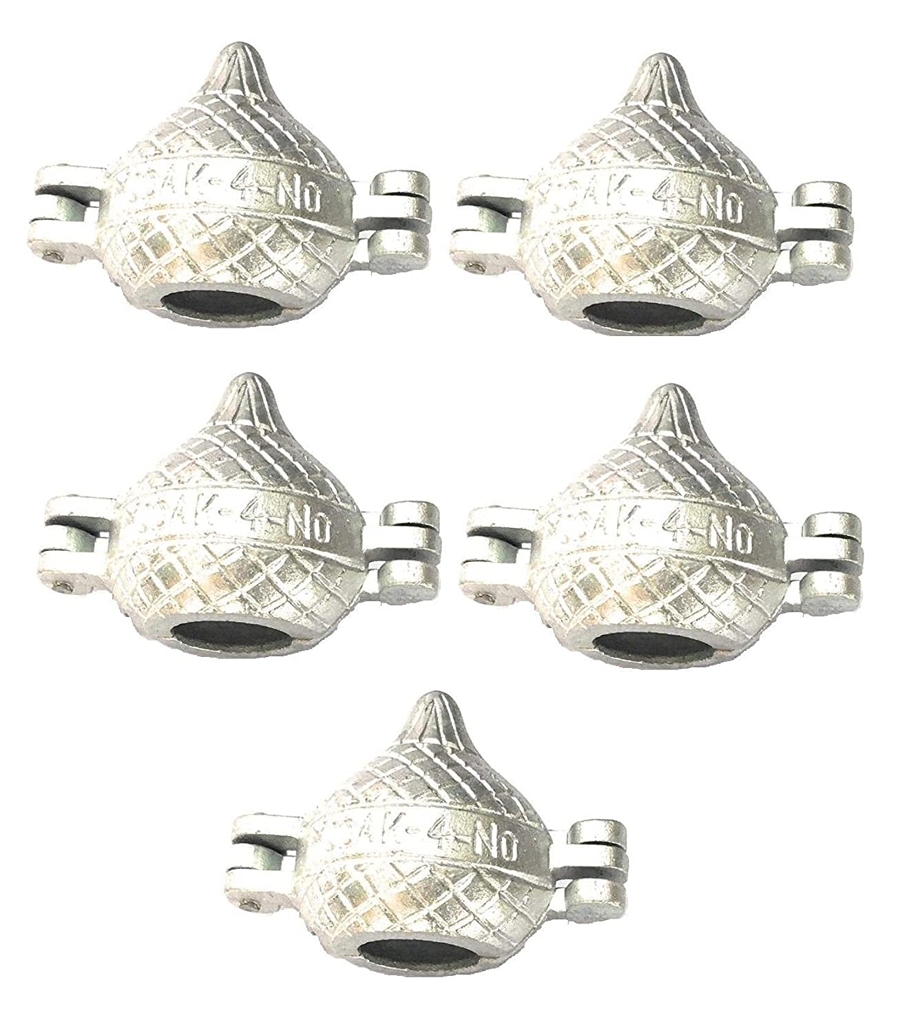 Buy Aluminium Modak Maker Mould, Press Mould for Modak Making Pack of 5 ...