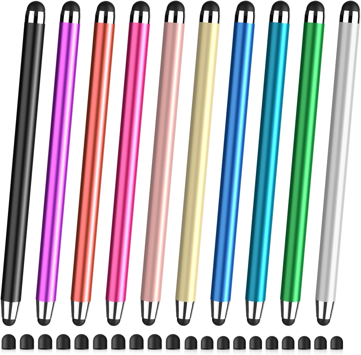 Amazon.com: Stylus Pen for Touchscreen,10 Pack Stylus 2 in 1 Capacitive ...