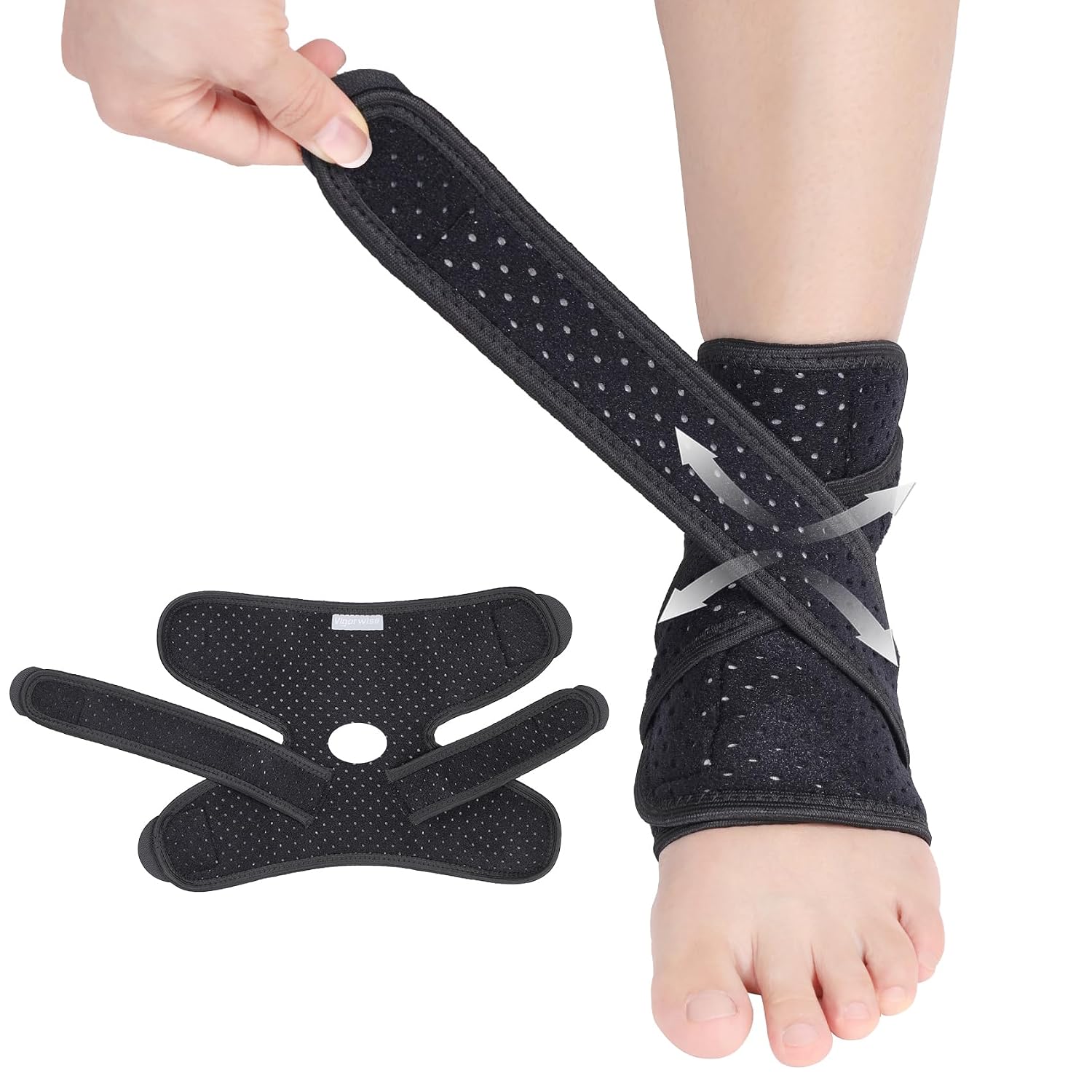 Amazon.com: Vigorwise Ankle Brace, Ankle Wrap for Sprained Ankle, Ankle ...