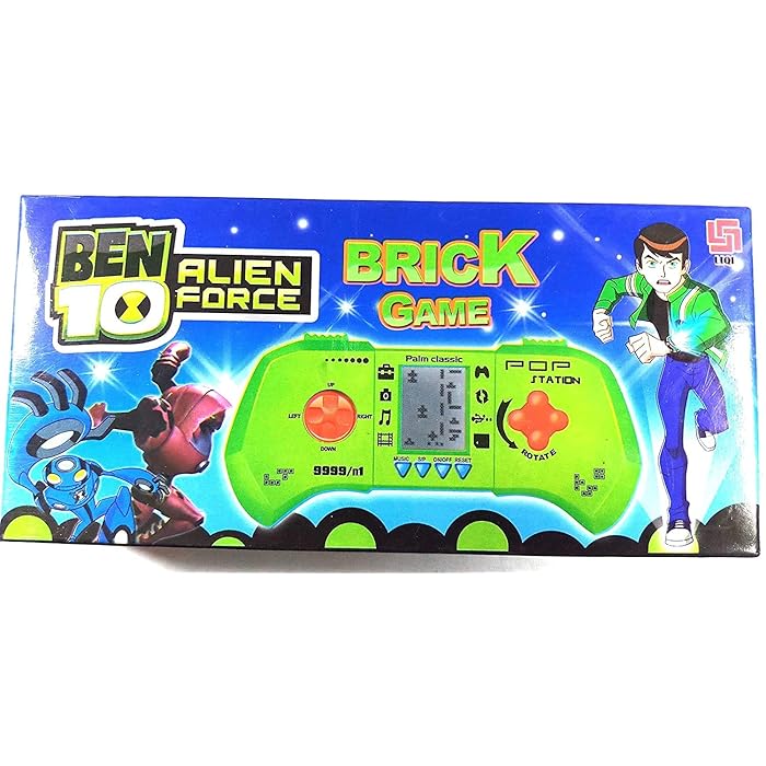 Buy ISRE Kid's Super Brick Game Ben 10 Hand Handled Brick Video Game ...